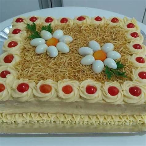 Pin De Vanilda Silva Em Salgados Diversos Decoração De Torta Salgada