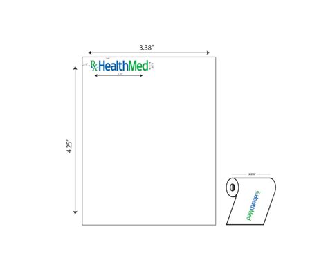 Paxxol Thermal Direct Label For Scriptpro® Pharmvials