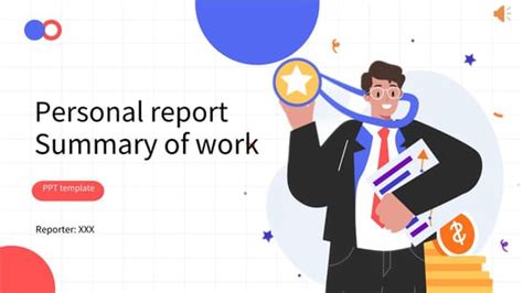 Illustration Style Personal Debriefing Probation Period Work Summary