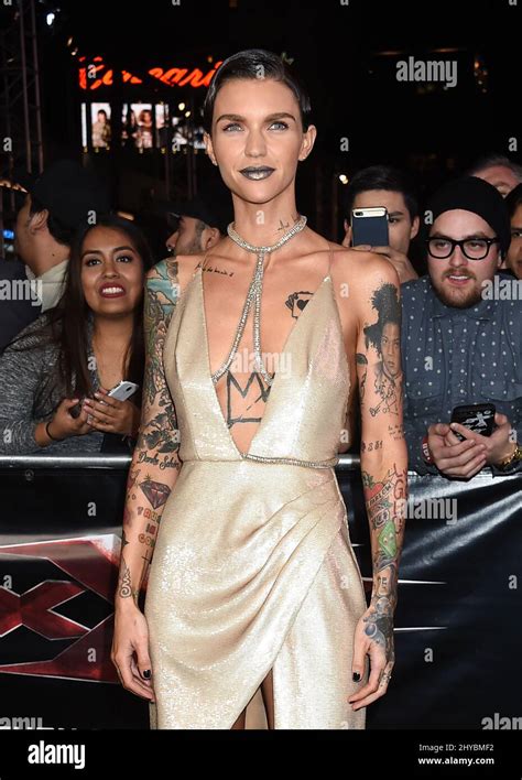 Ruby Rose Arriving For The Xxx Return Of Xander Cage Premiere Held At The Tcl Chinese Theatre