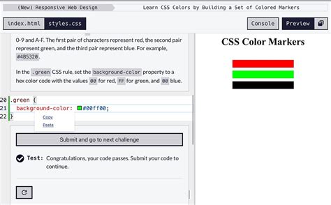Html Css Building Colored Marker S—step 46 Html Css The