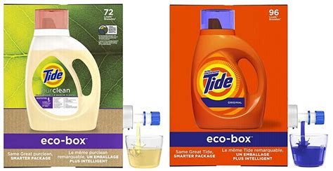 Tide Purclean Plant Based Liquid Laundry Detergent Eco Box 105 Oz 72