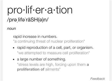 Proliferation