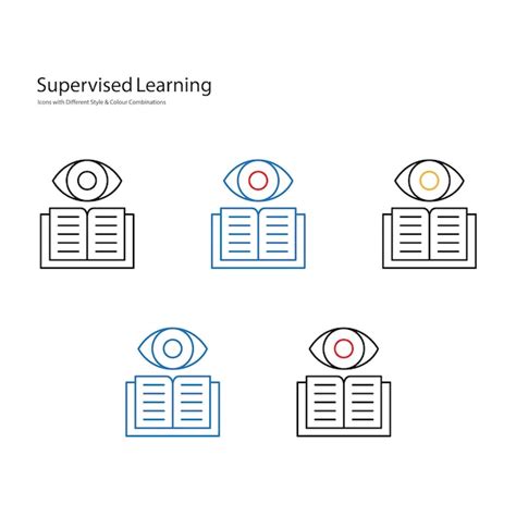 Premium Vector Supervised Learning Vector Icon Design