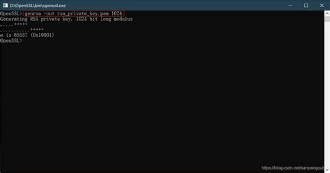 windows平台使用openssl工具生成rsa公私钥（pkcs1 格式）and pkcs1 格式 转换为 pkcs8 格式 windows生产