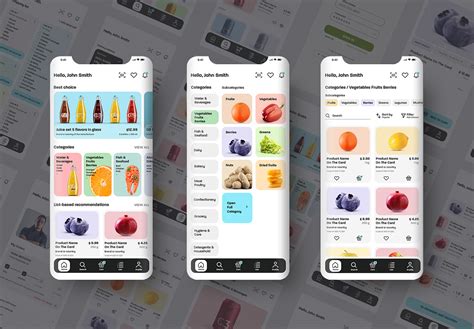 Ui Kit Mobile App Grocery Store Online On Behance