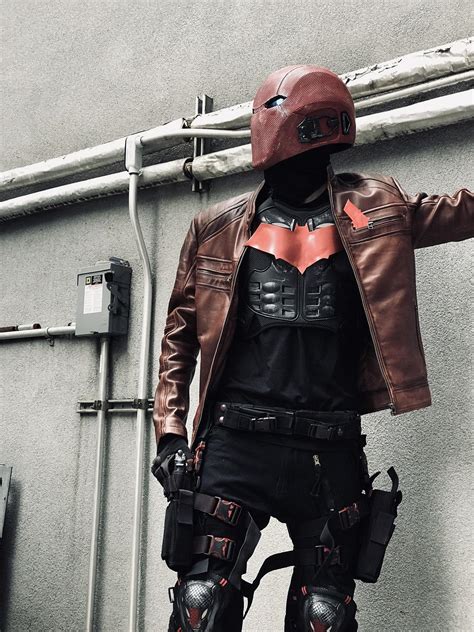 Red Hood Cosplay Costume Red Hood Cosplay Helmet Gkrxr