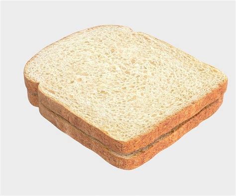 Bread Slice 3d Model Cgtrader