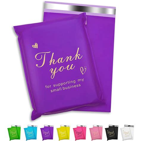 Custom Packaging Logo Printing Plastic Bag Packaging Shipping Pink