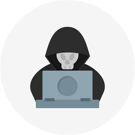 Hacker Flat Circle 9584571 Vector Art At Vecteezy