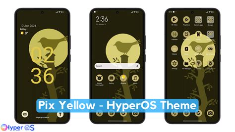 Pix Yellow Hyperos Theme With Pixel Experience Hyperos Theme
