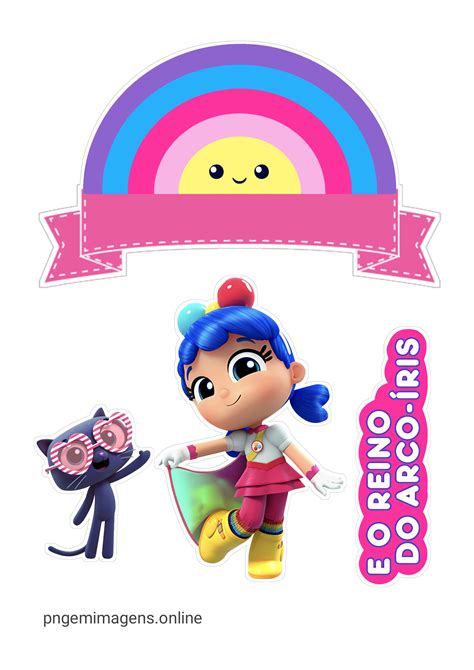 Vera Eo Reino Do Arco íris Para Imprimir Retoedu