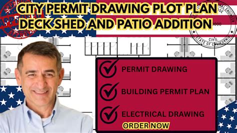 Prepare City Permit Drawings Plot Plans Deck Shed And Patio