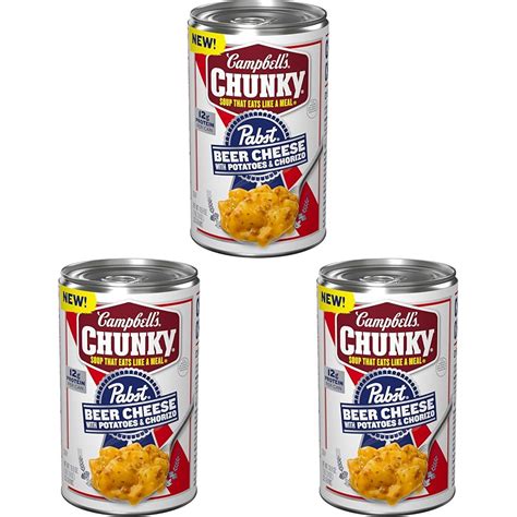 Campbells Chunky X Pabst Blue Ribbon Beer Cheese With