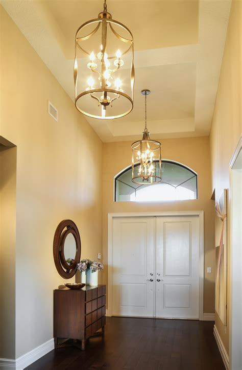 Transitional Foyer Lighting