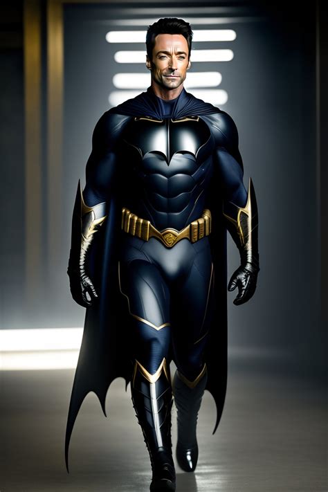 Lexica Hugh Jackman As Bruce Wayne With Batsuit In Batman Movie Full