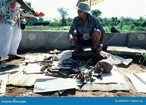 Mass Exhumation Cremation In Thailand Editorial Photography Image Of Buddhist Bones 63938427