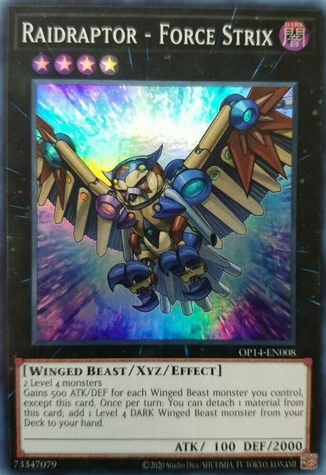 Raidraptor Force Strix Ots Tournament Pack 14 Yugioh