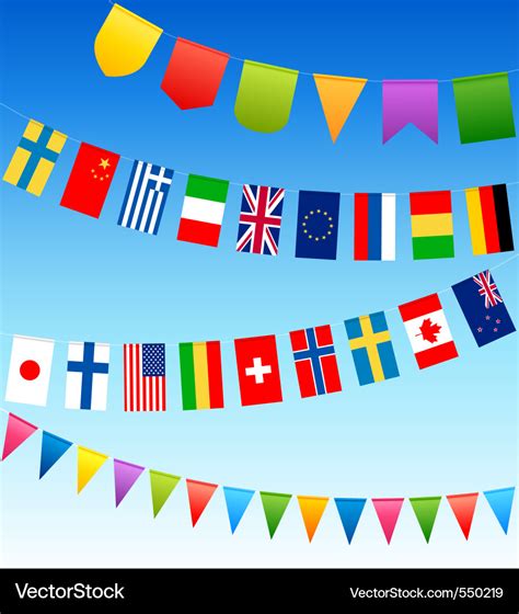 Country Flags Royalty Free Vector Image Vectorstock
