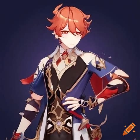 Genshin Impact Male Character On Craiyon