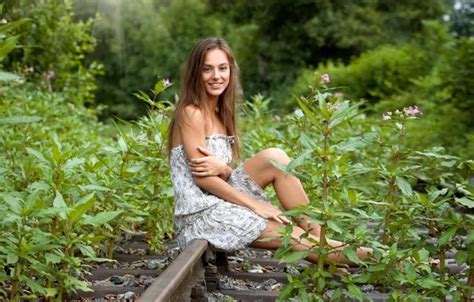 Wallpaper Nature Smile Dress Beauty Sitting Dominika Error