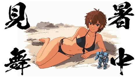 Rule 34 Belly Belly Button Bikini Brown Eyes Brown Hair Cleavage Cute