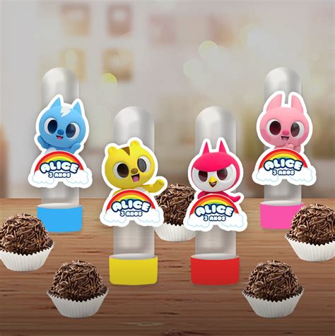 50 Aplique Para Tubete Mini Pang Minipang Elo7