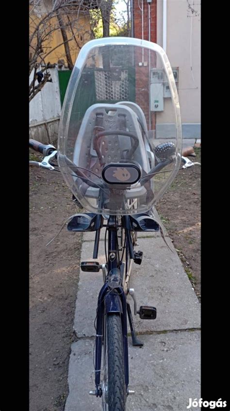 Thule Yepp Mini Silver Kerékpáros Első Gyerekülés és Szélvédő Xiv