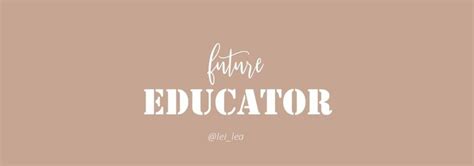 Future Educator Aesthetic Instagram Theme