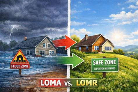 Loma Vs Lomr How To Use Fema Map Amendments To Exit Zones