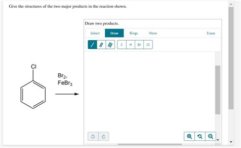 Solved Give The Structures Of The Two Major Products In The