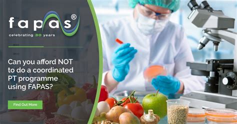 Proficiency Testing For Food And Water Laboratory Analysis Fapas Fapas® Feras Proficiency