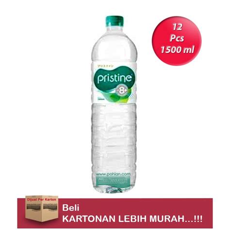 Jual Pristine 1500ml Air Mineral Ph 812s Indonesiashopee Indonesia