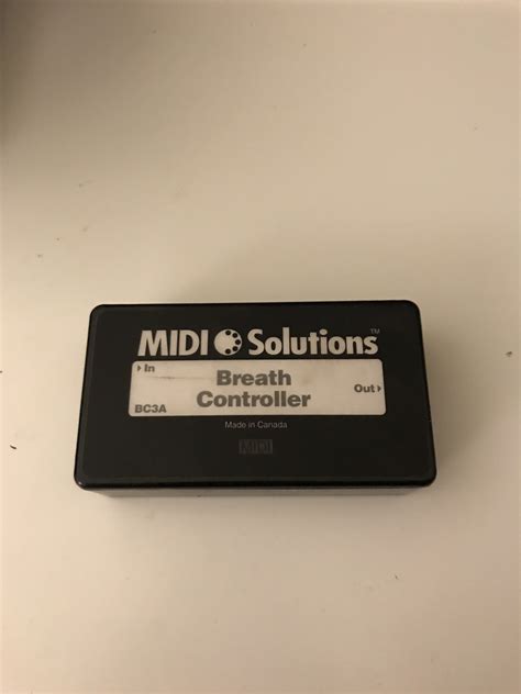 Breath Controller Midi Solutions Breath Controller Audiofanzine