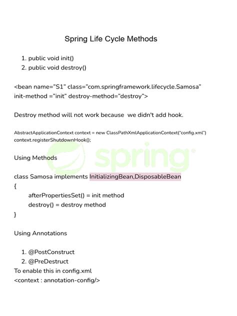 spring framework pdf