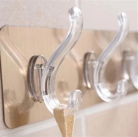 Plastic Golden Self Adhesive Wall Hook At ₹ 30piece In Gurugram Id 2854295495448