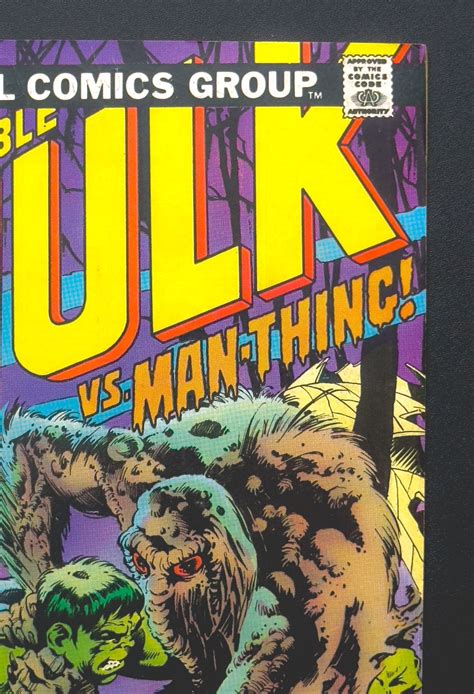 The Incredible Hulk 197 1976 [key] Hulk Vs Man Thing B Wrightson