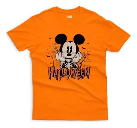 Playera Mickey Halloween Disfraz Spooky Todas Tallas Familia Envío Gratis
