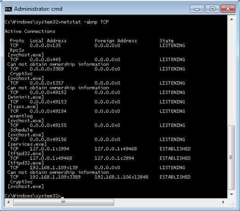 Using Netstat Command To Monitor Network Traffic