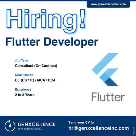 Genxcellence On Linkedin Flutter Flutterdeveloper Flutterdev Flutterappdevelopment