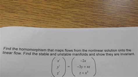 Partial Differential Equations Finding The Homomorphism That Links