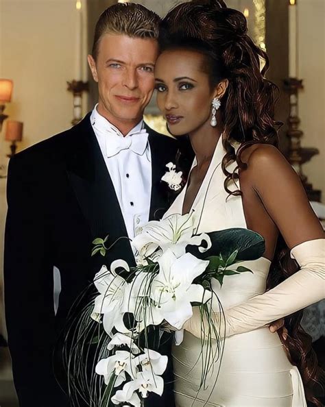 Robert David Bowie And Iman Married In 1992 Their Love Story Is One