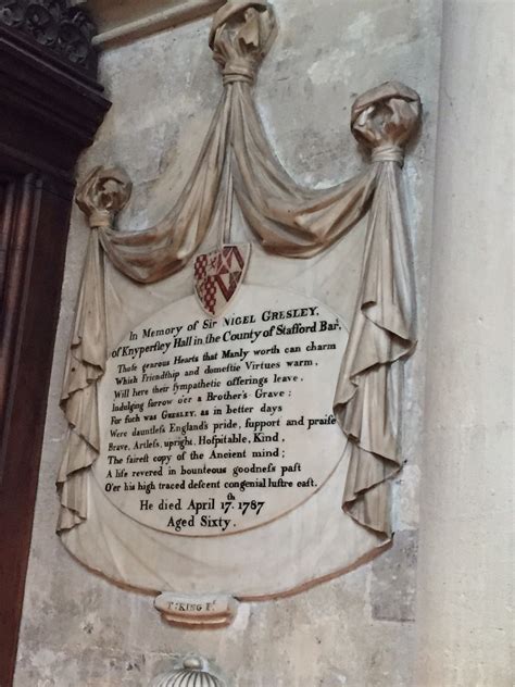 Sir Nigel Gresley 1726 1787 Find A Grave Memorial