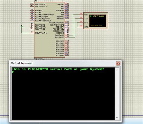 PIC PROJECTS Serial Port Example Of PIC F A