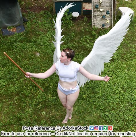A Pose A Day High Perspective Wand Staff Winged Pose Reference Album On Imgur