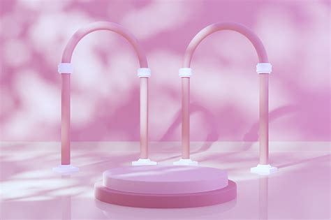 3d 렌더 포디움 받침대 또는 플랫폼 빈 공간 배경 최소한의 3d 제품 모형 제품 프레젠테이션 계단에 대한 스톡 사진 및 기타 이미지 Istock