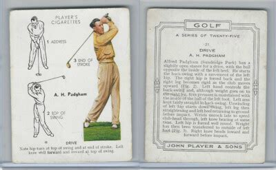 P72 105 Player Golf 1939 21 Ah Padgham Ebay