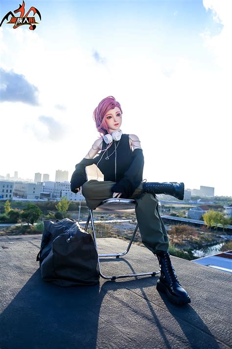 Pink Hair League Of Legends Sex Doll Seraphine Cm Free Doll Same Clothes Mailovedoll