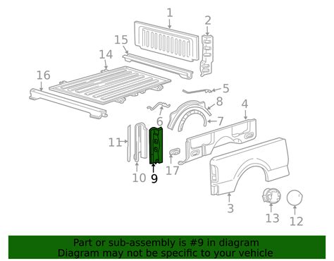 2004 2014 Ford Oem New 2004 2014 Ford F150 Crew Cab Lariat Corner Rear
