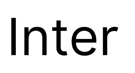 Inter Black Font Dafont Style